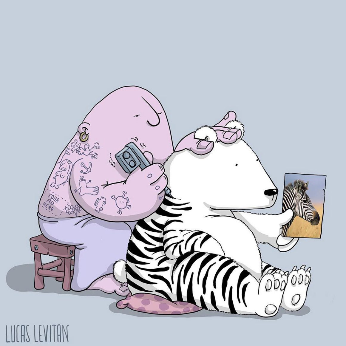 35 illustrations drôles et piquantes par le créatif Lucas Levitan ...