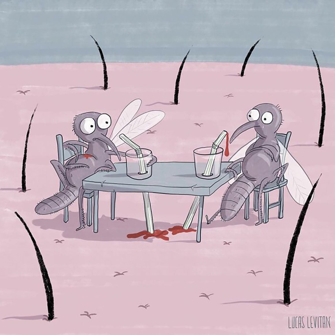 35 illustrations drôles et piquantes par le créatif Lucas Levitan