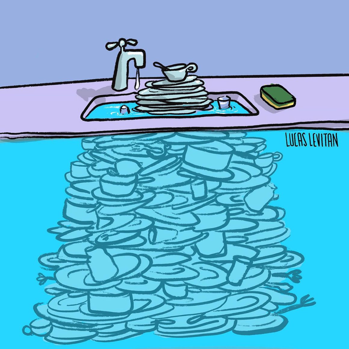 35 illustrations drôles et piquantes par le créatif Lucas Levitan ...