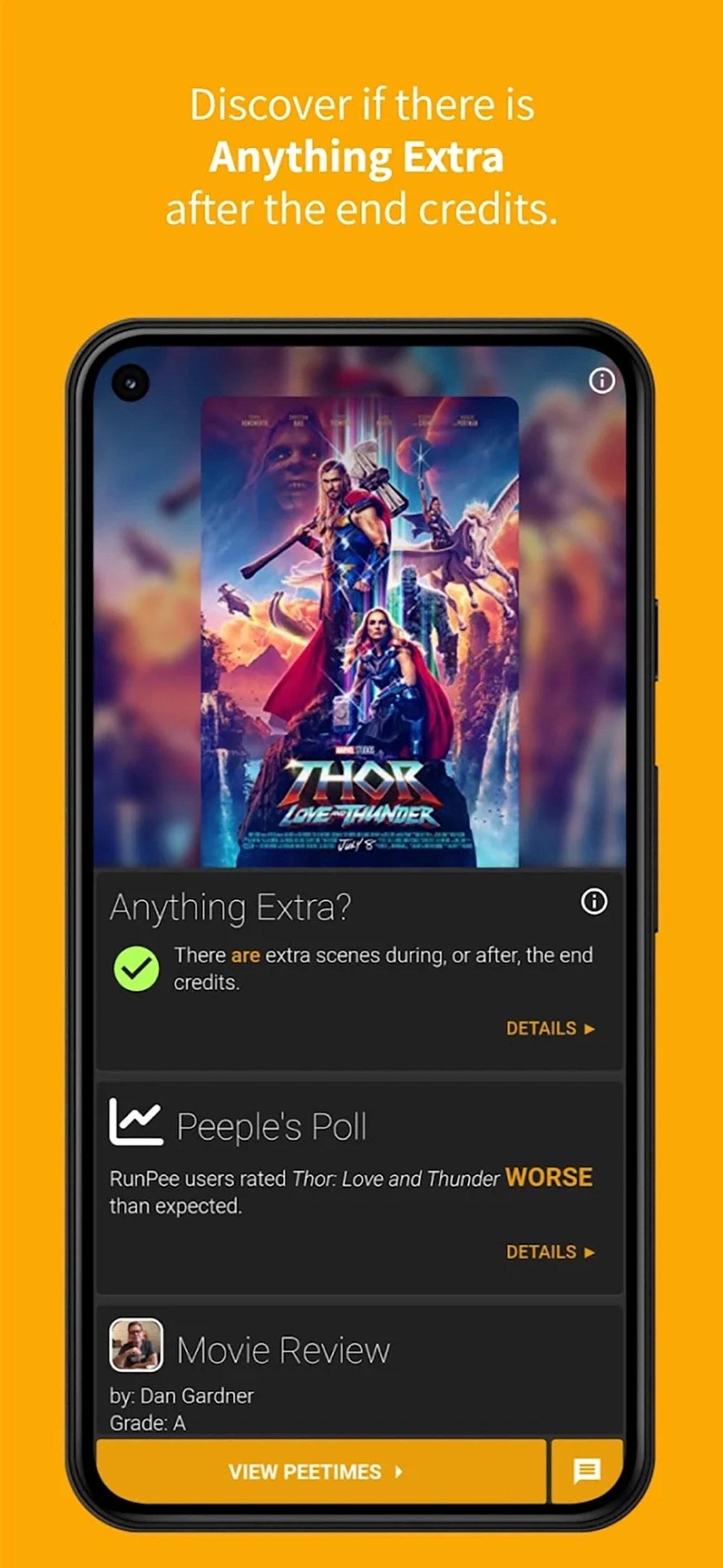 RunPee : l’app qui indique le moment idéal pour aller aux WC pendant un ...