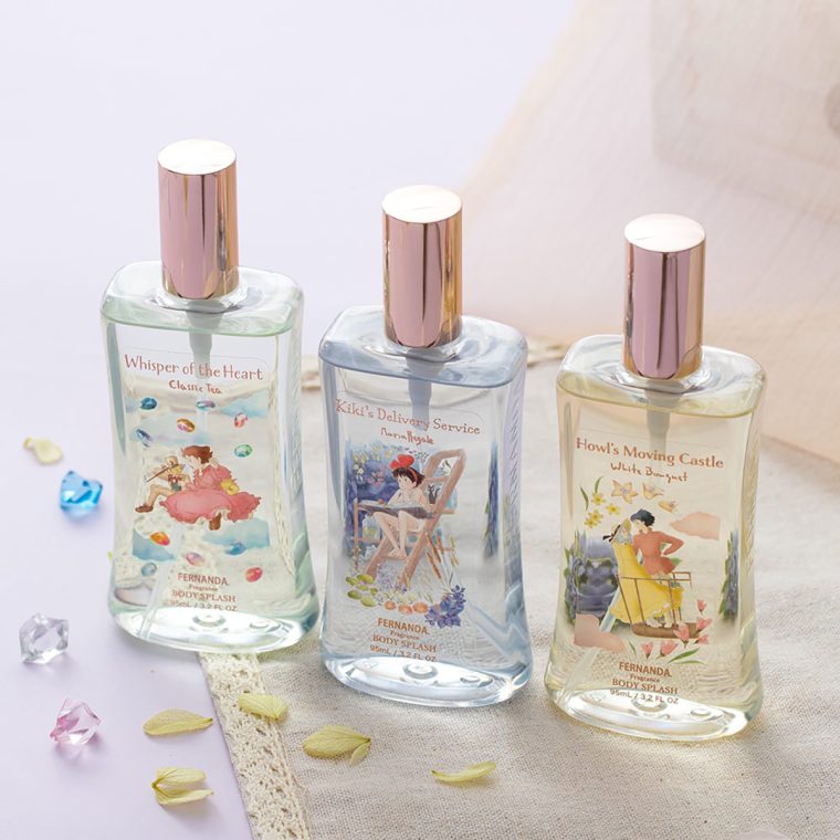 Studio Ghibli lance une collection de 3 parfums en l’honneur de ses ...