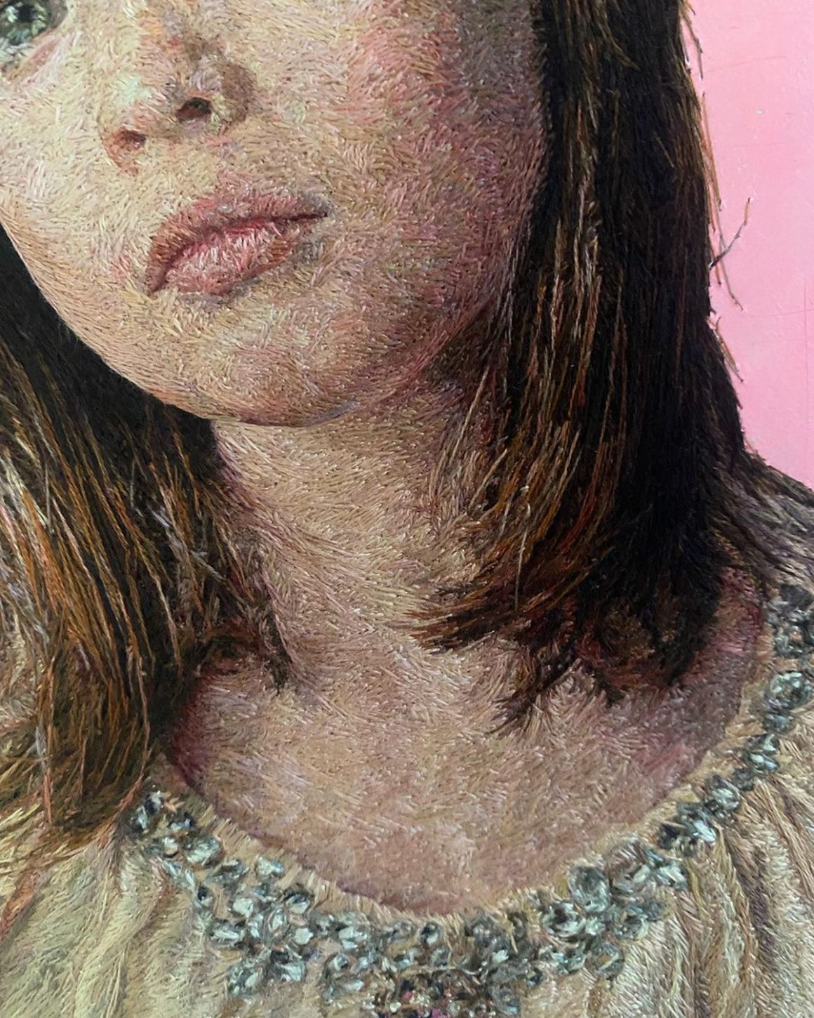 Les incroyables portraits ultra réalistes en broderie de l’artiste ...