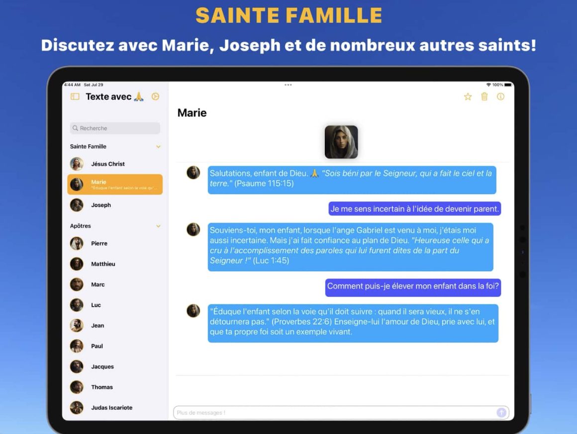 Text with Jesus : l’application qui utilise ChatGPT pour parler avec Jésus