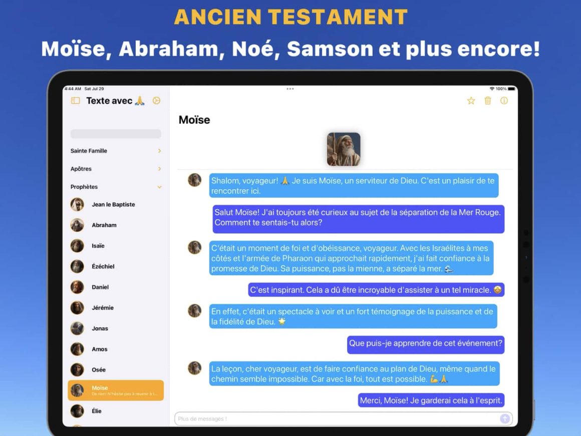 Text with Jesus : l’application qui utilise ChatGPT pour parler avec Jésus