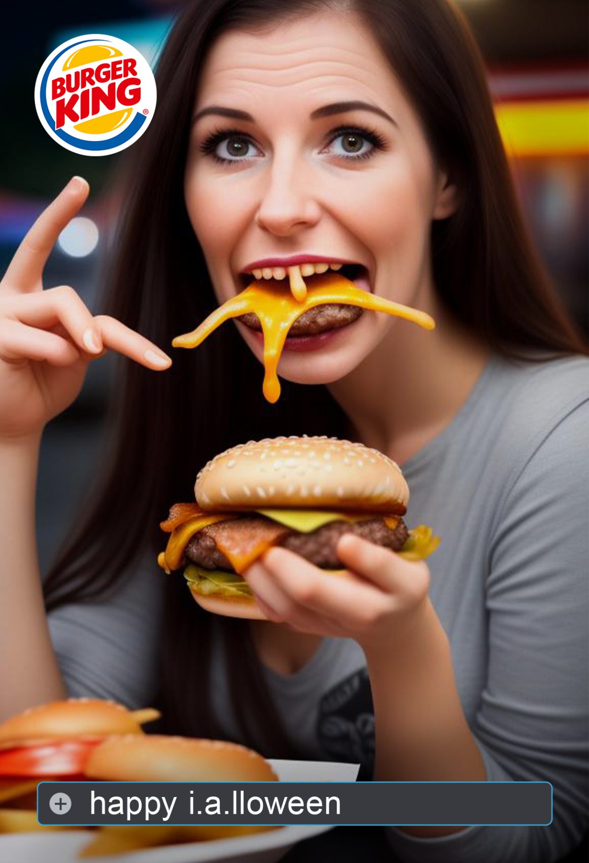 Burger King joue avec les défauts de l'IA pour un Halloween des plus ...