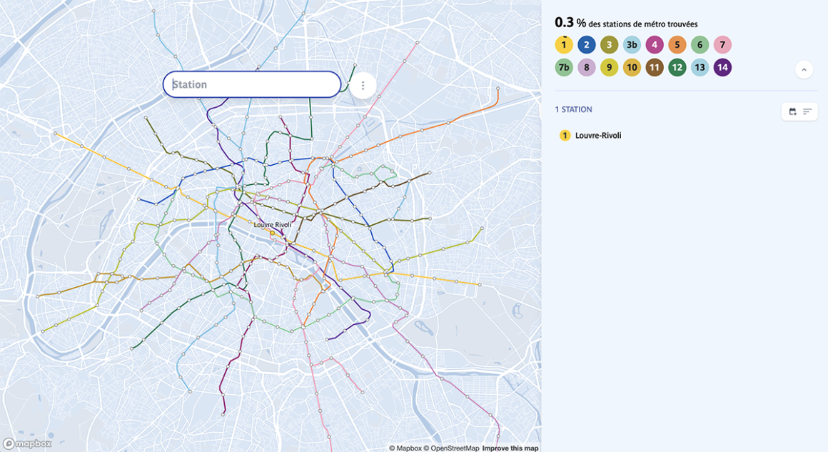 Paris de tête : le jeu qui vous met au défi de citer les 309 stations ...