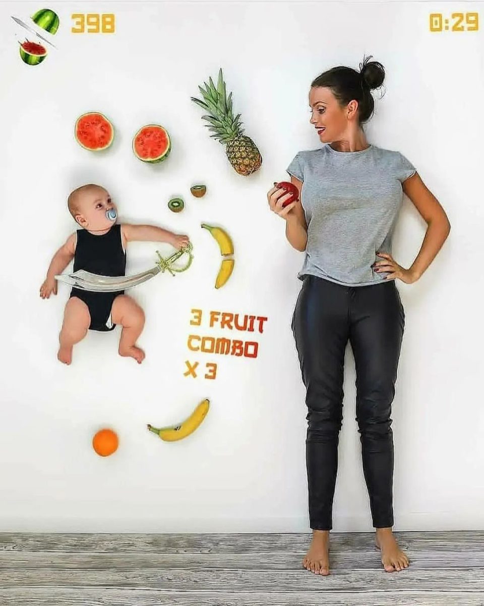 Cette maman met en scène son bébé dans des photos aussi créatives qu ...