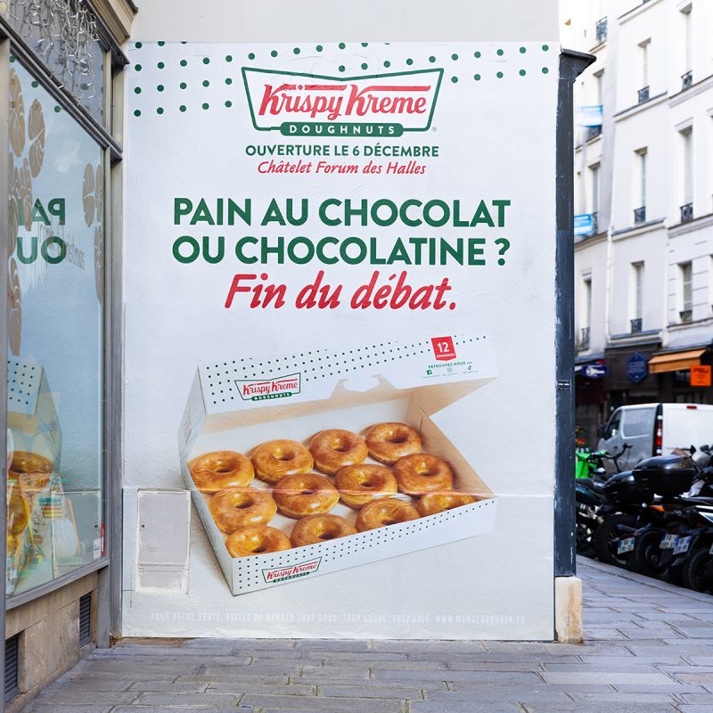 Krispy Kreme débarque à Paris avec une campagne de com' 100% décalée