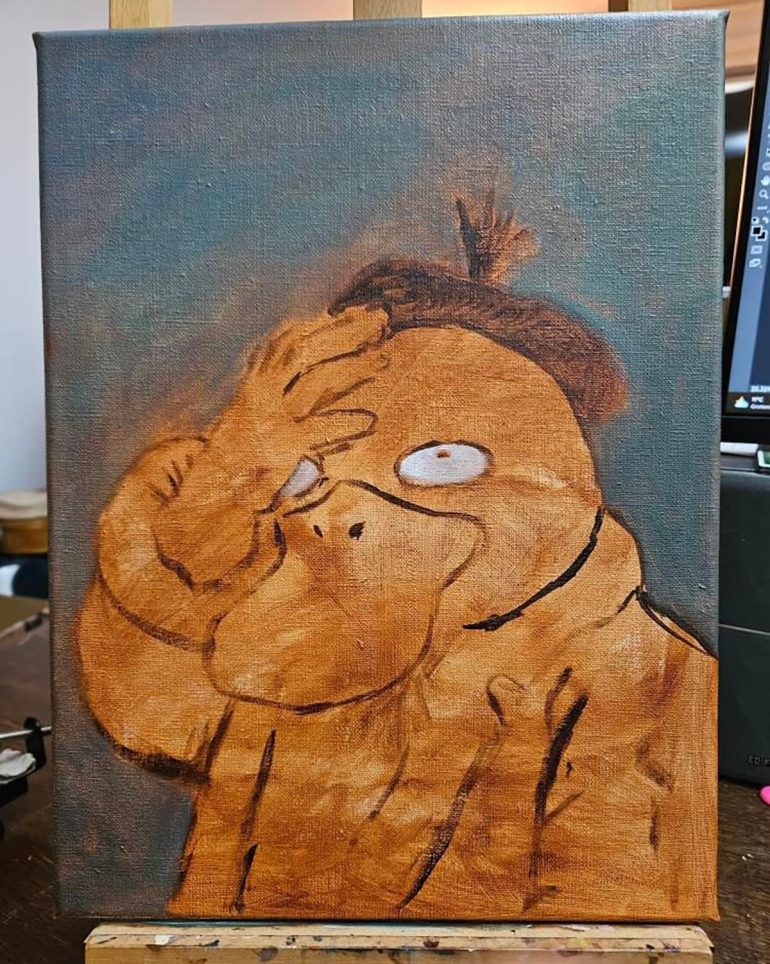 Cet artiste transforme les Pokémon les plus célèbres en peintures de la ...