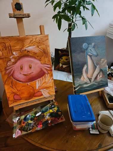 Cet artiste transforme les Pokémon les plus célèbres en peintures de la ...