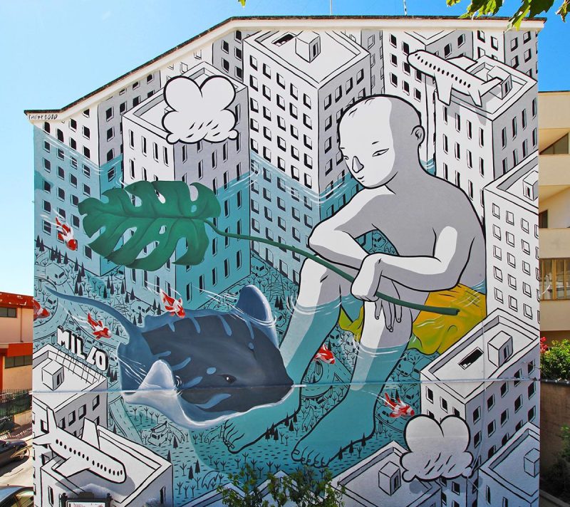 Les magnifiques (et immenses) fresques murales de l'artiste Millo (35 ...