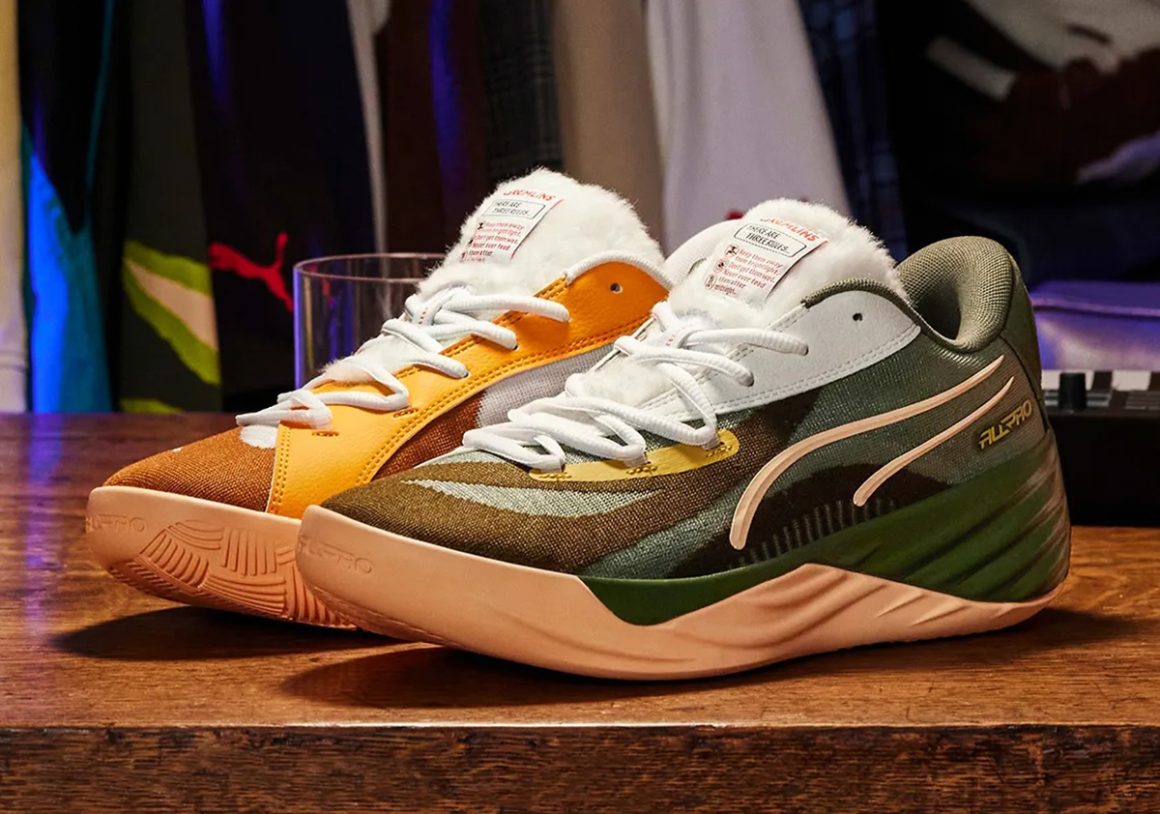 Puma dévoile une paire de sneakers poilue en hommage aux Gremlins ...