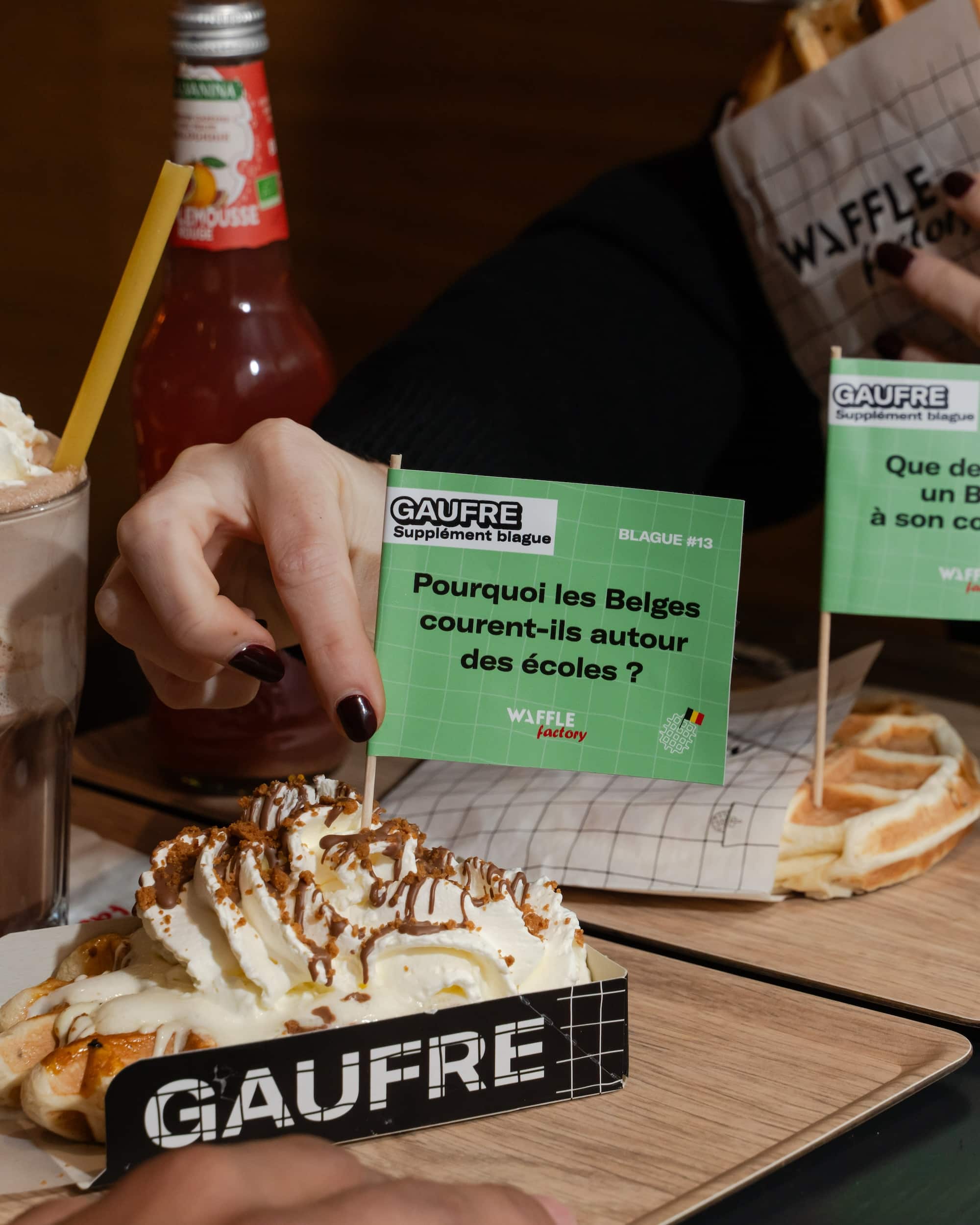 À Paris, ce restaurant de gaufres vous offre une réduc si vous répondez ...