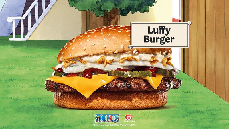 Burger King dévoile 2 burgers One Piece pour les 25 ans du manga animé ...
