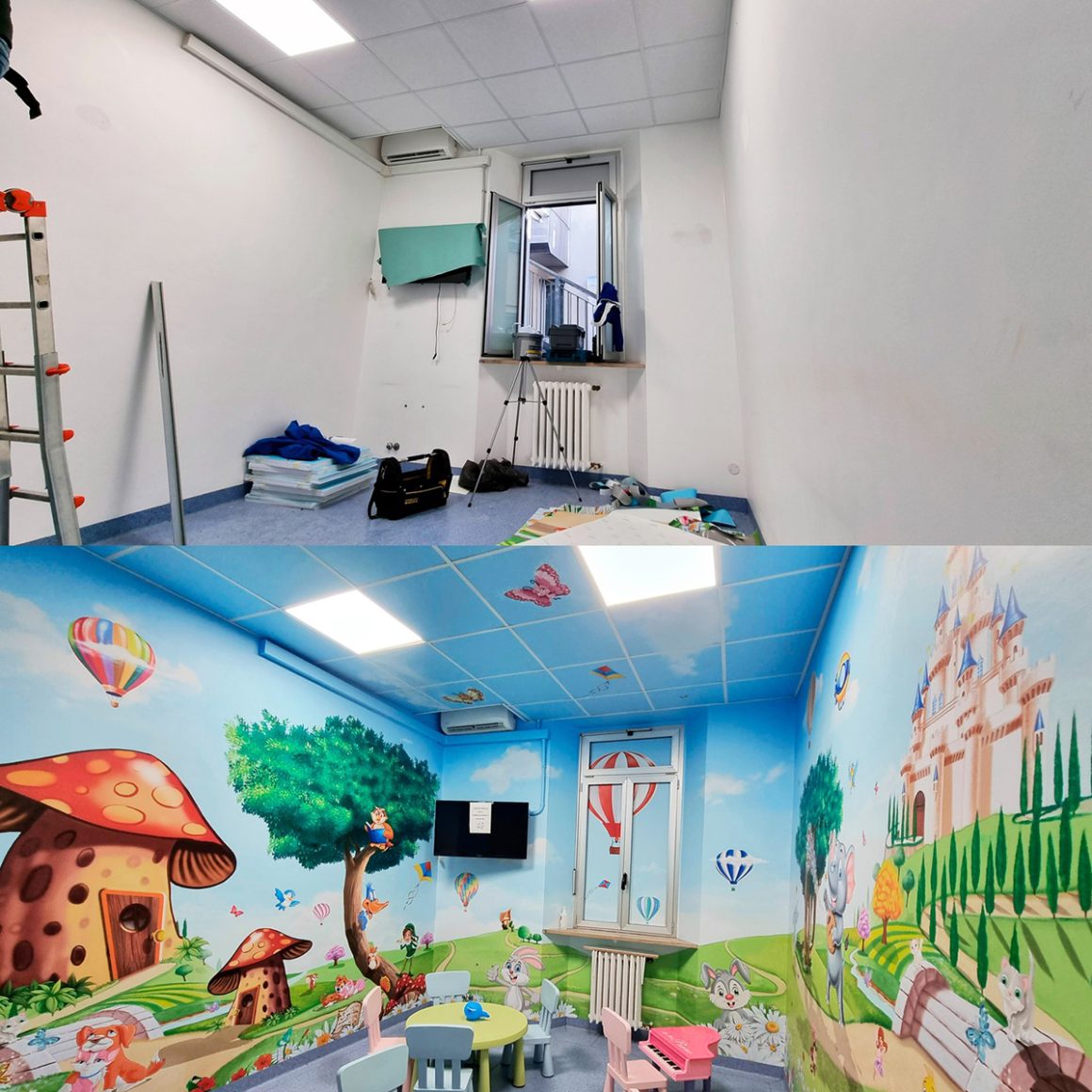 L’artiste Silvio Irilli décore les chambres d’hôpitaux avec des ...