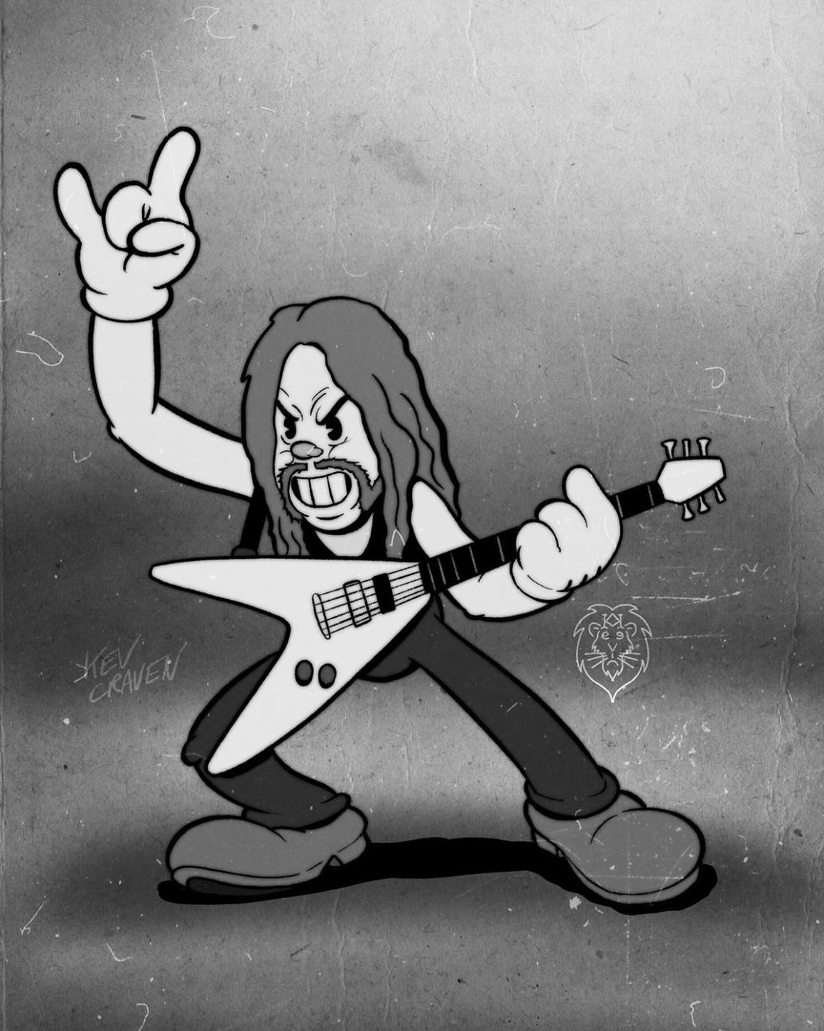 20 légendes du rock en mode personnages de cartoons des années 30