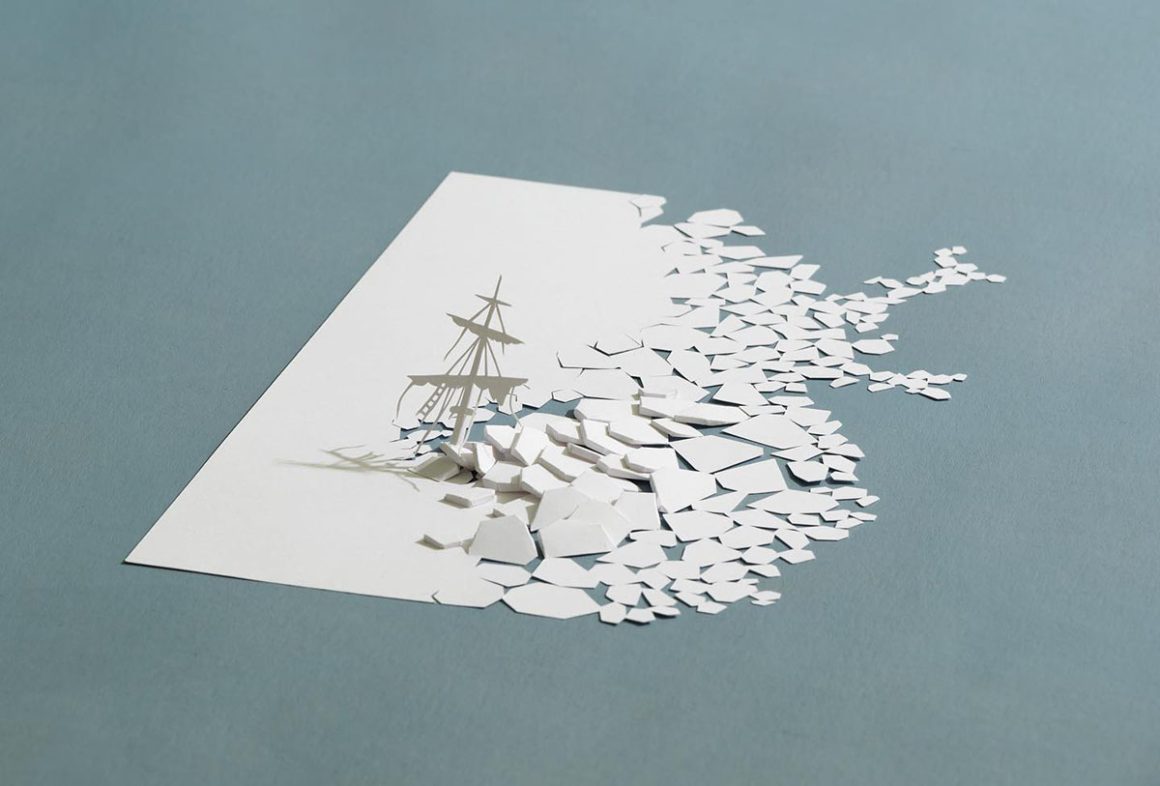 Les origamis ultra créatifs au double message de l’artiste Peter Callesen