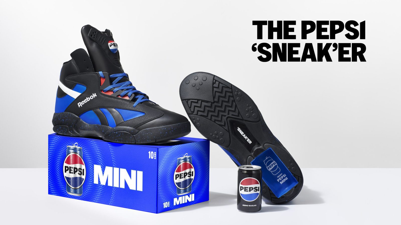 Pepsi lance une sneaker dont la semelle peut contenir une canette pour ...