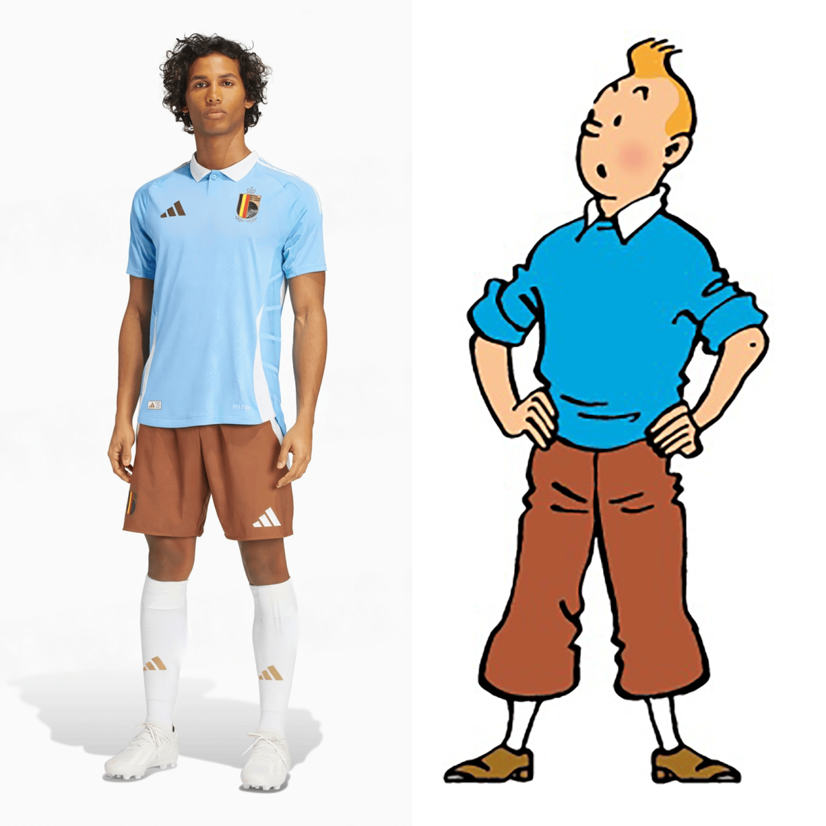 Euro 2024 : l'équipe de foot de Belgique dévoile sa tenue inspirée de ...