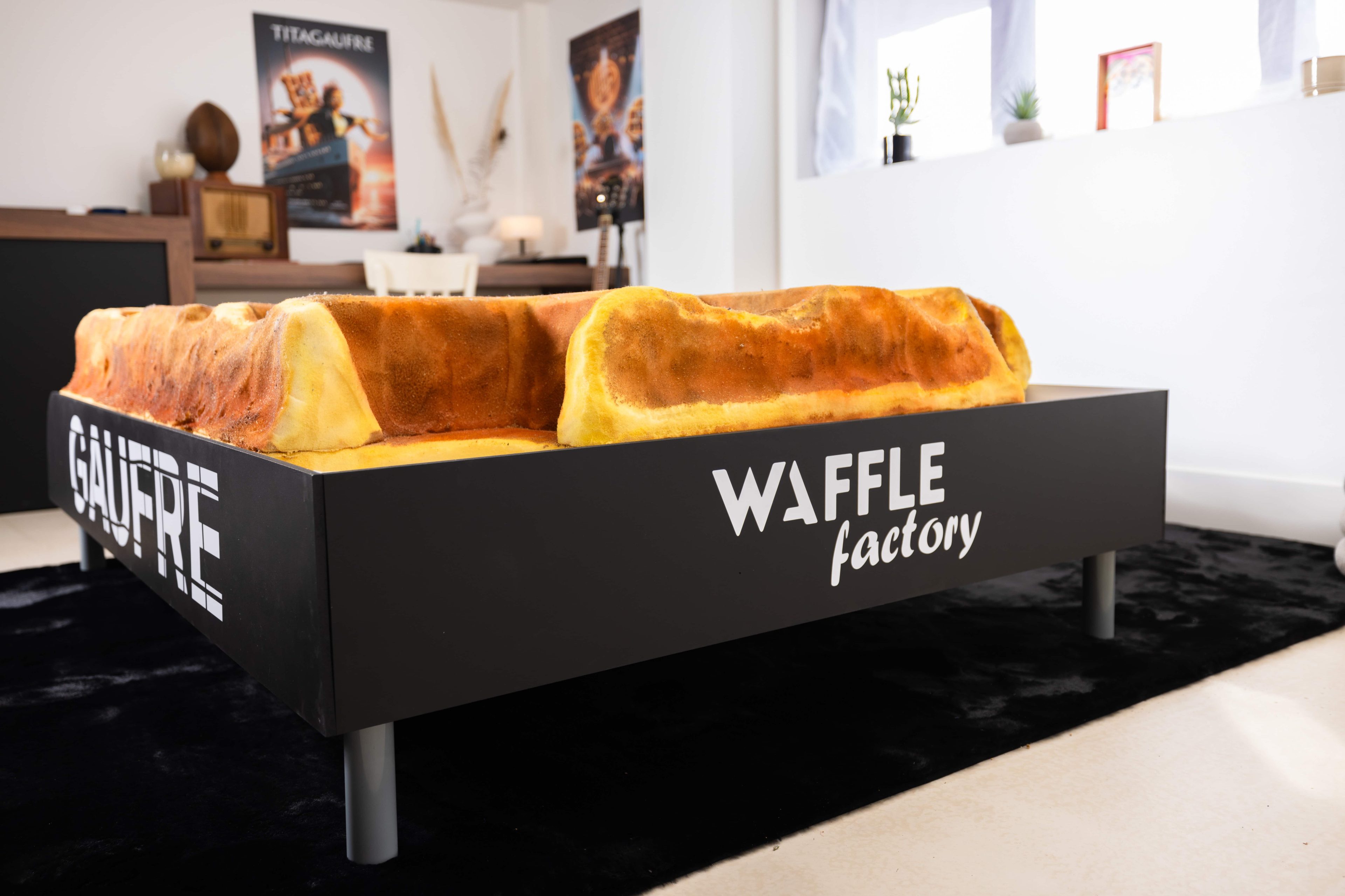 Waffle Factory dévoile le premier lit gaufre pour la Journée mondiale de la gaufre
