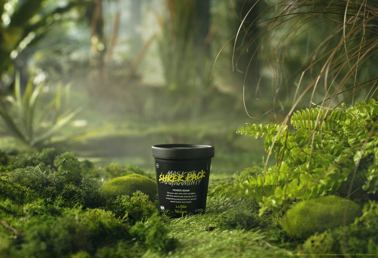Lush lance une collection de bombes de bain et cosmétiques avec Shrek