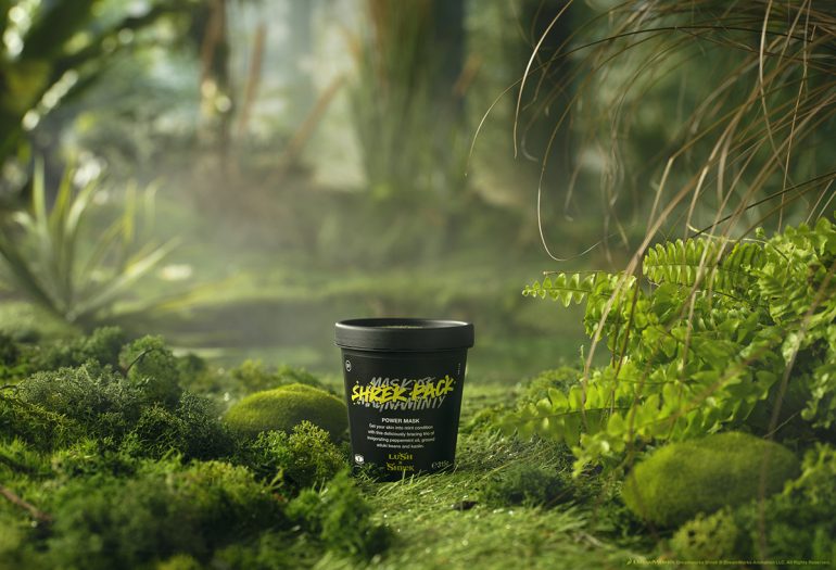 Lush lance une collection de bombes de bain et cosmétiques avec Shrek