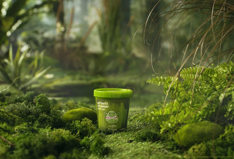 Lush lance une collection de bombes de bain et cosmétiques avec Shrek