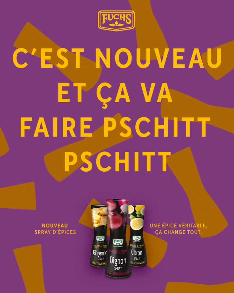 FUCHS lance un spray d’épices dans une campagne qui fait Pschitt ...