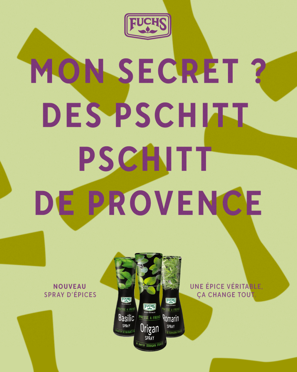 FUCHS lance un spray d’épices dans une campagne qui fait Pschitt ...