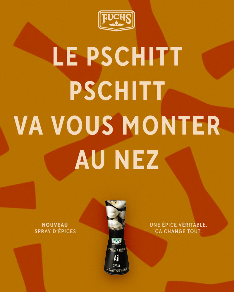 FUCHS lance un spray d’épices dans une campagne qui fait Pschitt ...