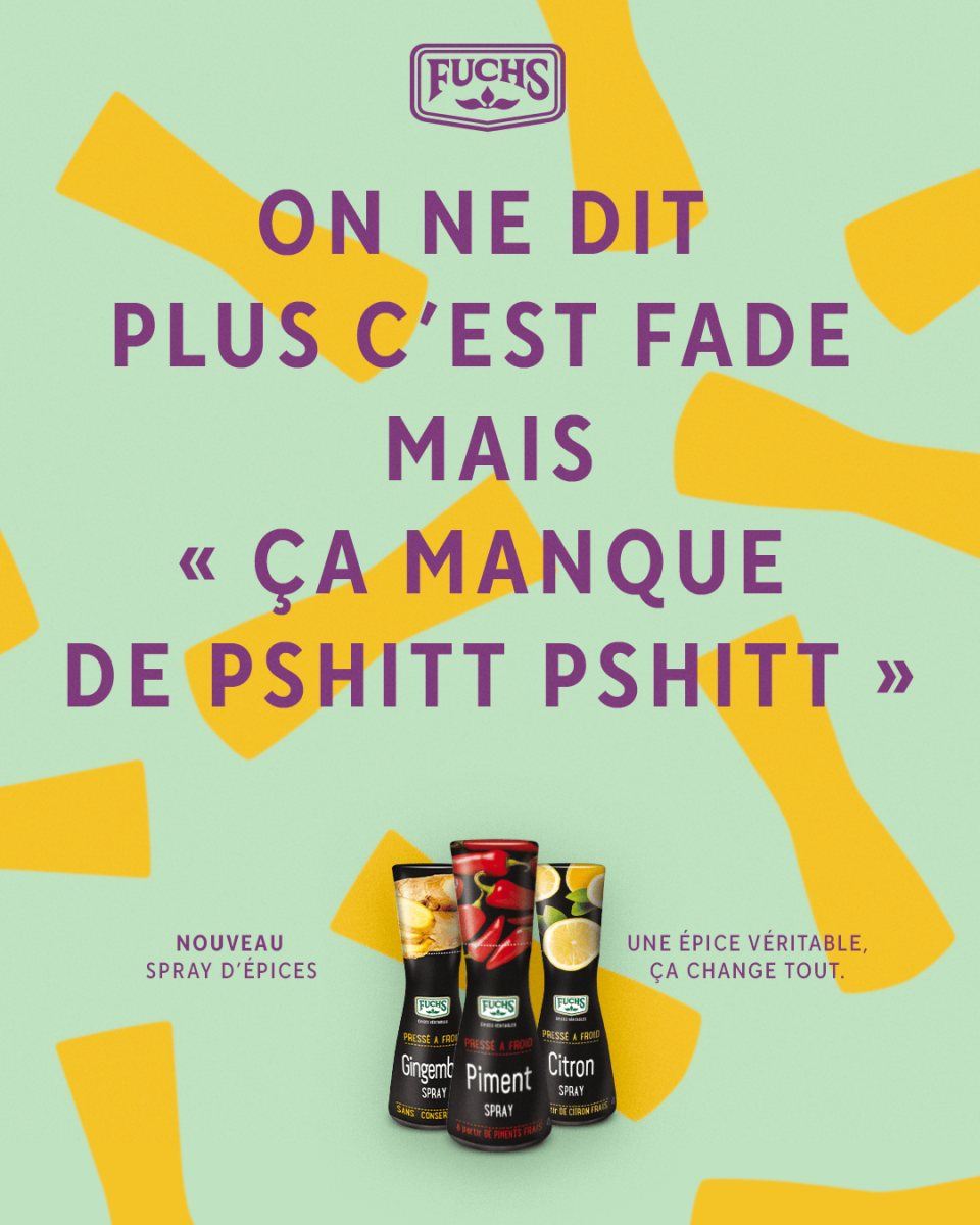 Creapills lance un spray d’épices dans une campagne qui fait Pschitt ...