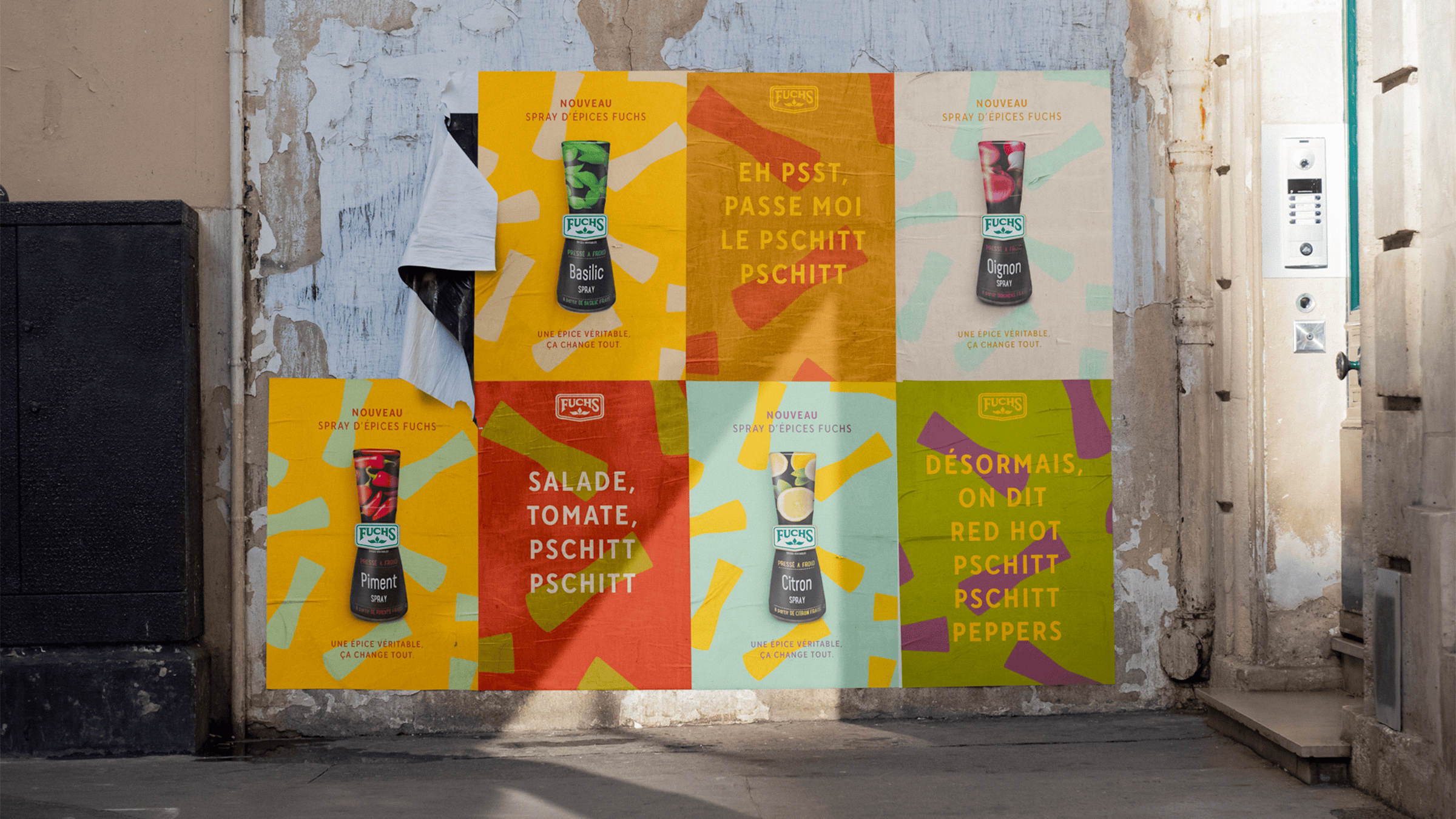 FUCHS lance un spray d’épices dans une campagne qui fait Pschitt Pschitt