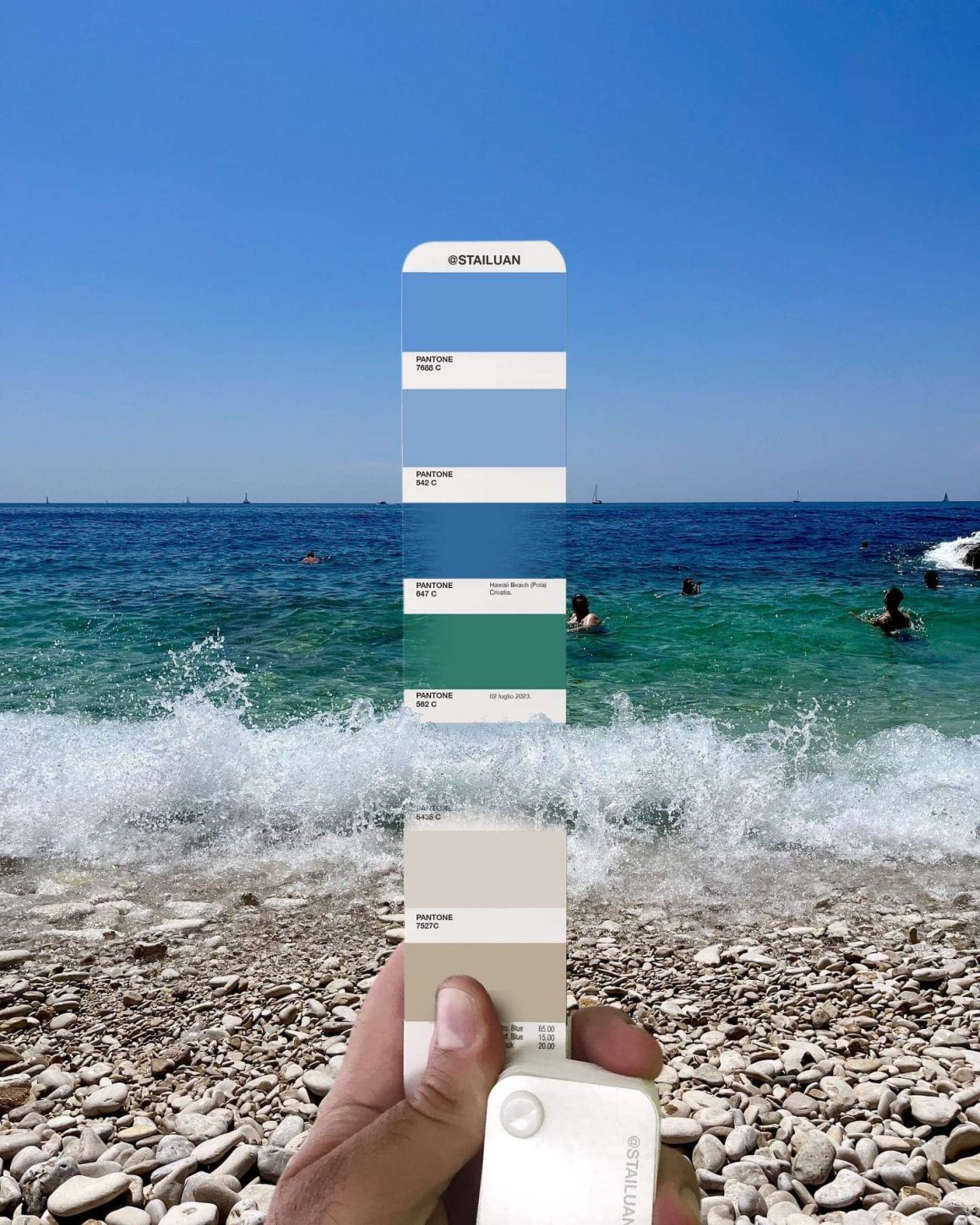 Ce graphiste capture les nuances de Pantone dans les paysages colorés ...