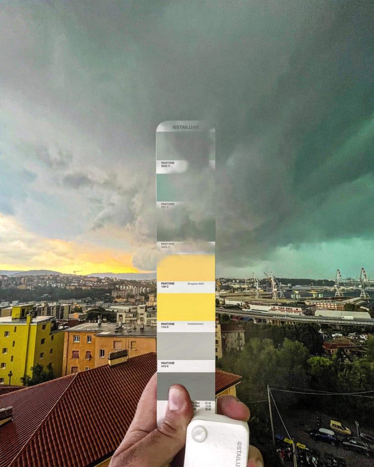 Ce graphiste capture les nuances de Pantone dans les paysages colorés ...