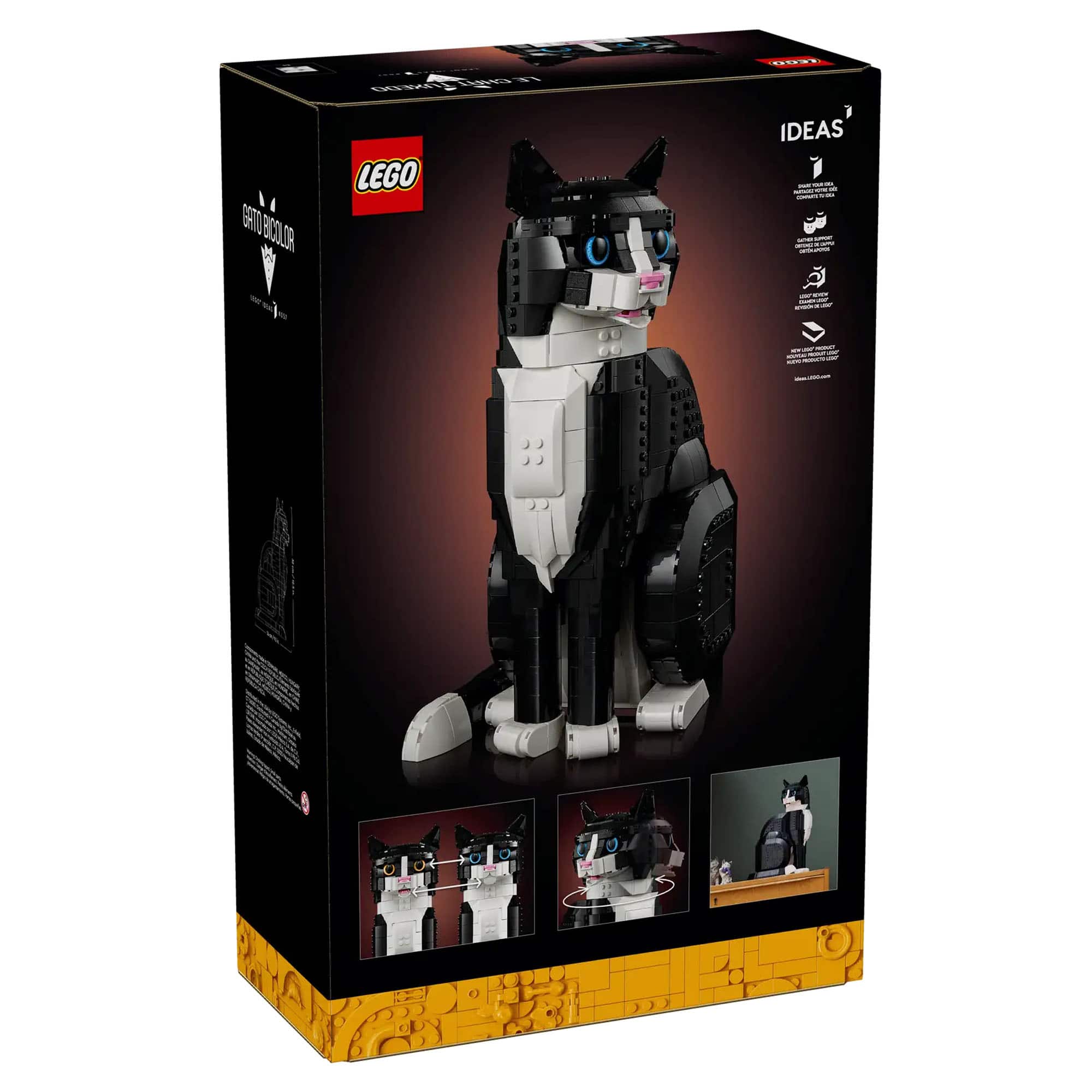 LEGO commercialise un chat bicolore en taille réelle (qui laissera ...