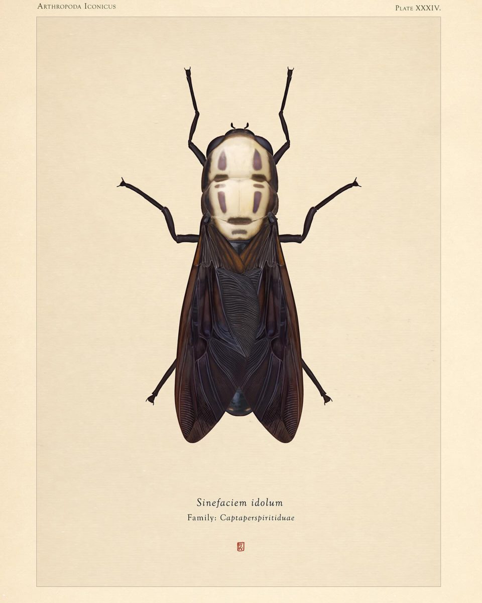 Il illustre des insectes en s’inspirant des personnages du Studio Ghibli