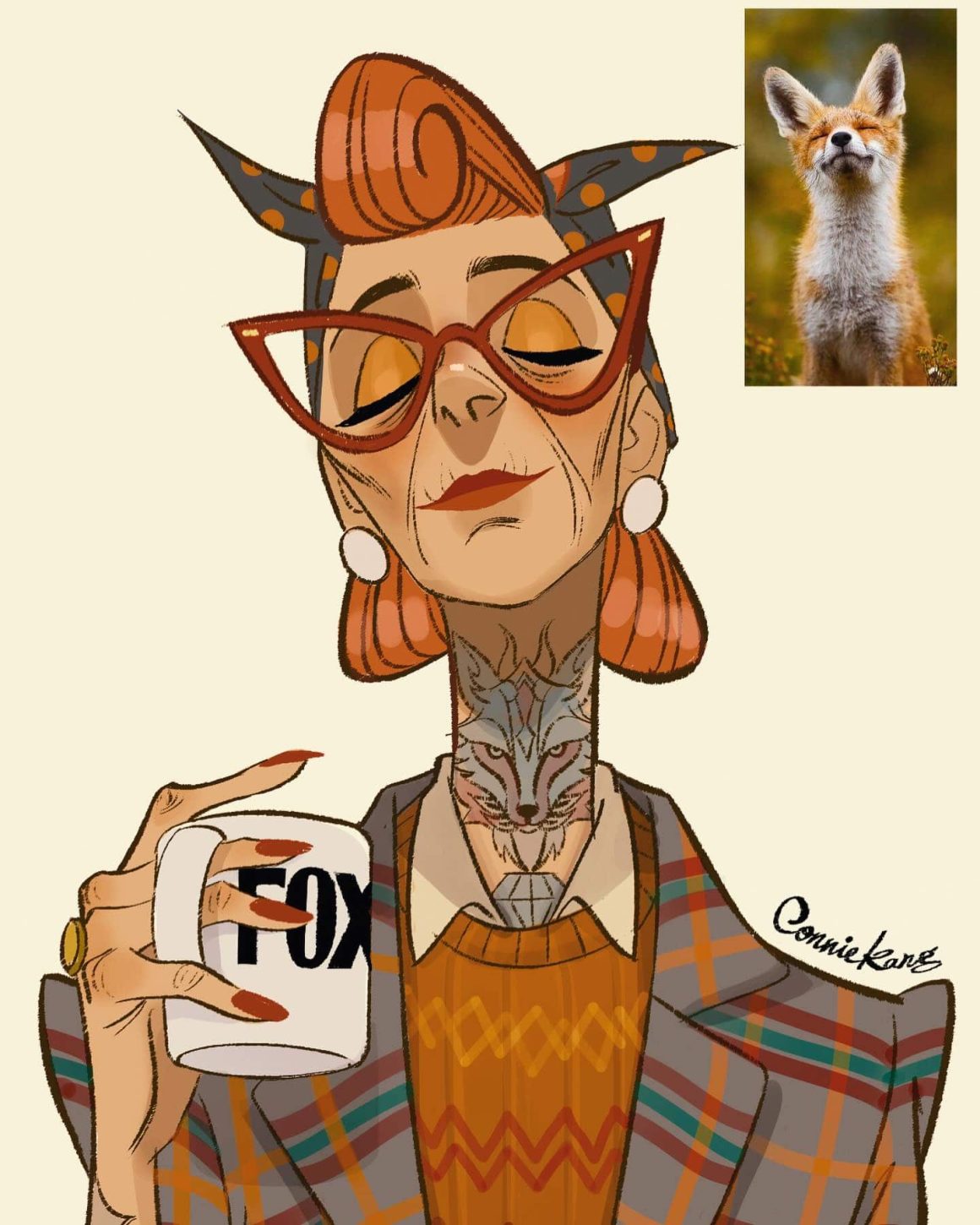 L'illustratrice Connie Kang transforme les animaux en personnages Disney