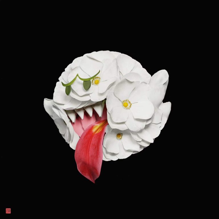 L’artiste Raku Inoue reproduit les personnages cultes avec des fleurs ...