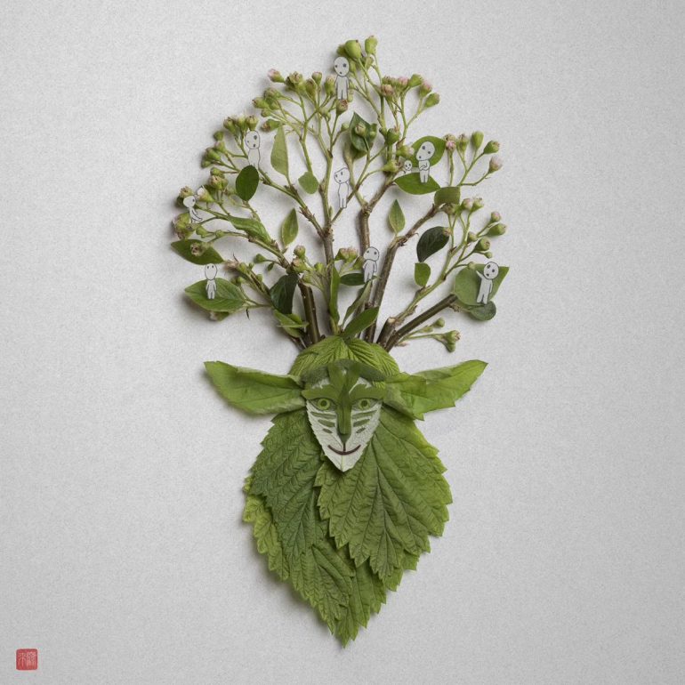 L’artiste Raku Inoue reproduit les personnages cultes avec des fleurs ...