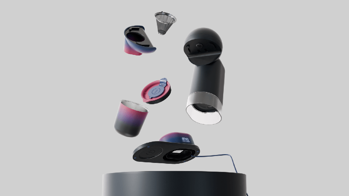 Ce réveil olfactif vous éveille en vous servant un café