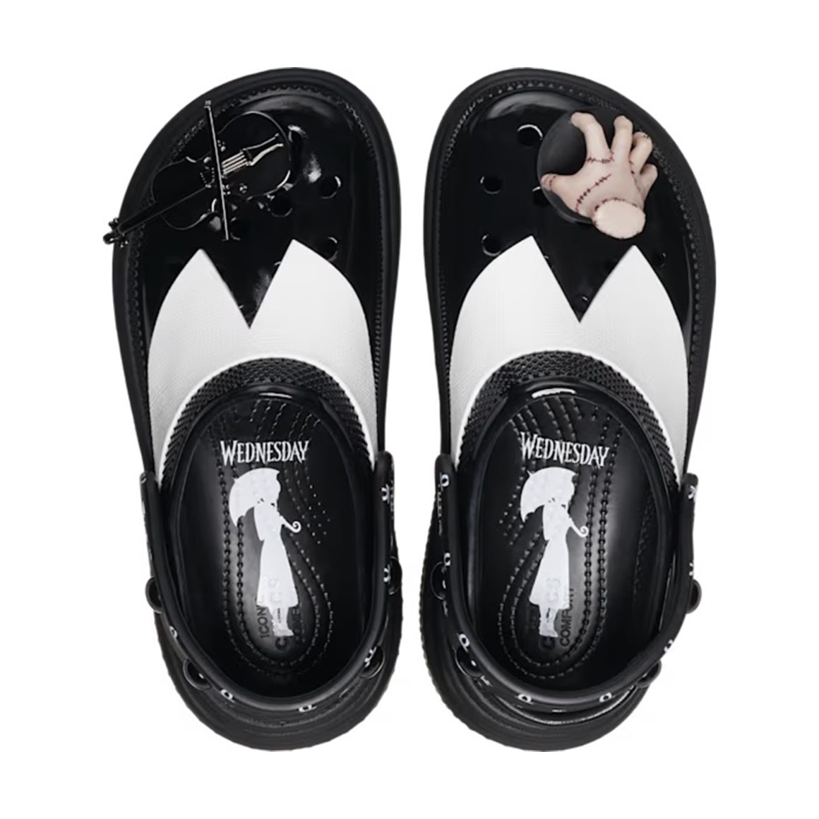 Crocs collabore avec Mercredi Addams pour une paire insolite... avec La ...