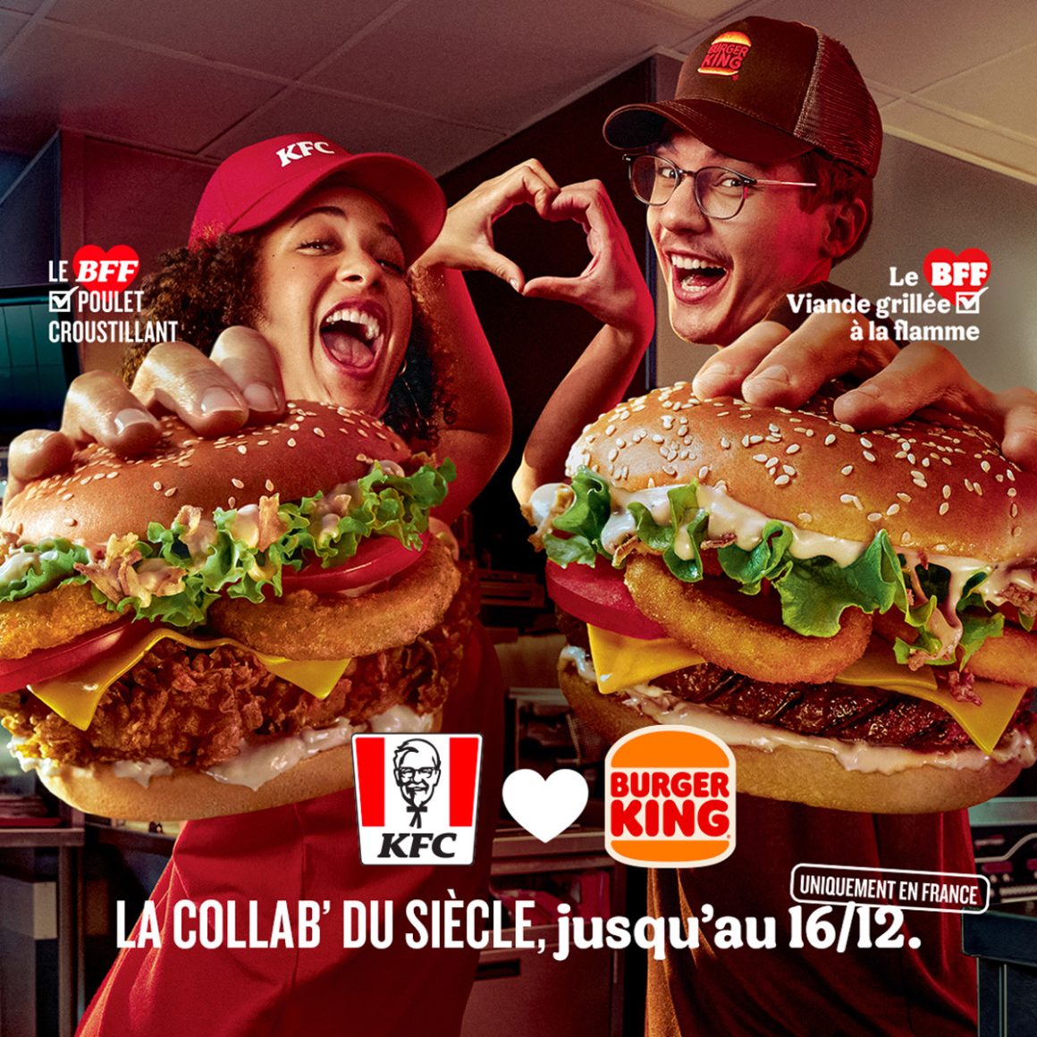 Burger King et KFC s’allient entre concurrents pour lancer le BFF ...