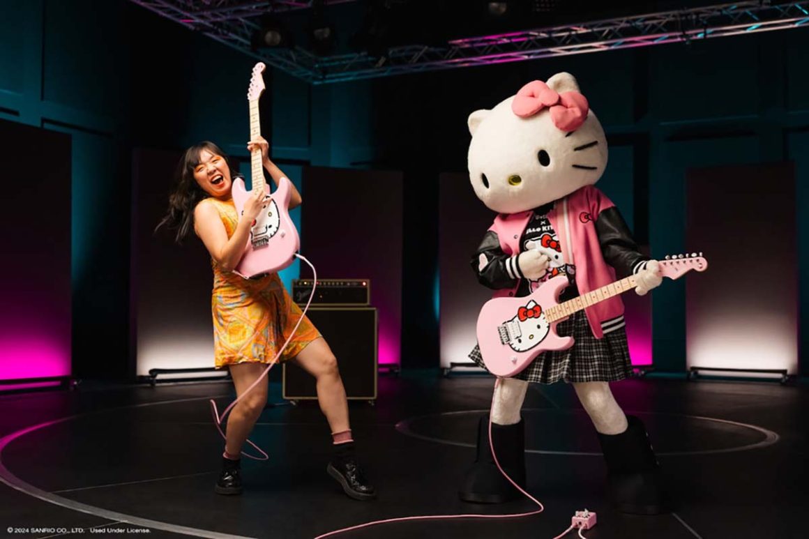 Fender célèbre les 50 ans de Hello Kitty avec une guitare et des ...