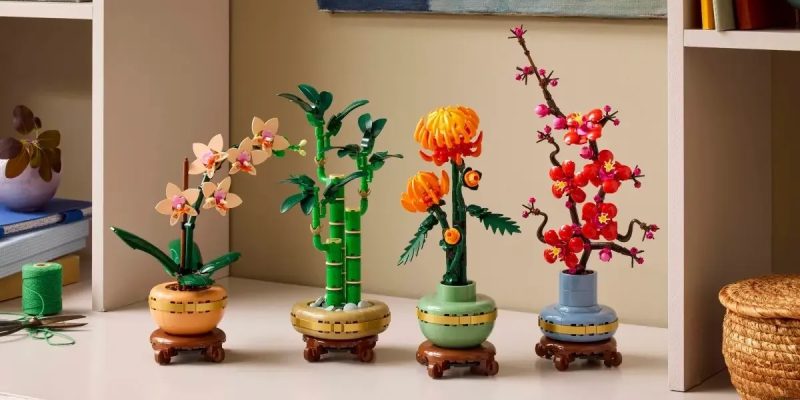 LEGO agrandit sa collection florale avec 4 nouvelles plantes à ...