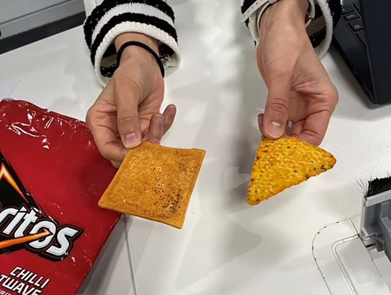 Doritos dévoile des chips carrées en collaboration avec le film Minecraft