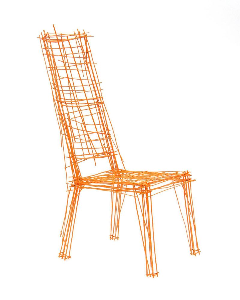 Cet artiste transforme ses croquis en meubles 3D à l'aide de fils ...