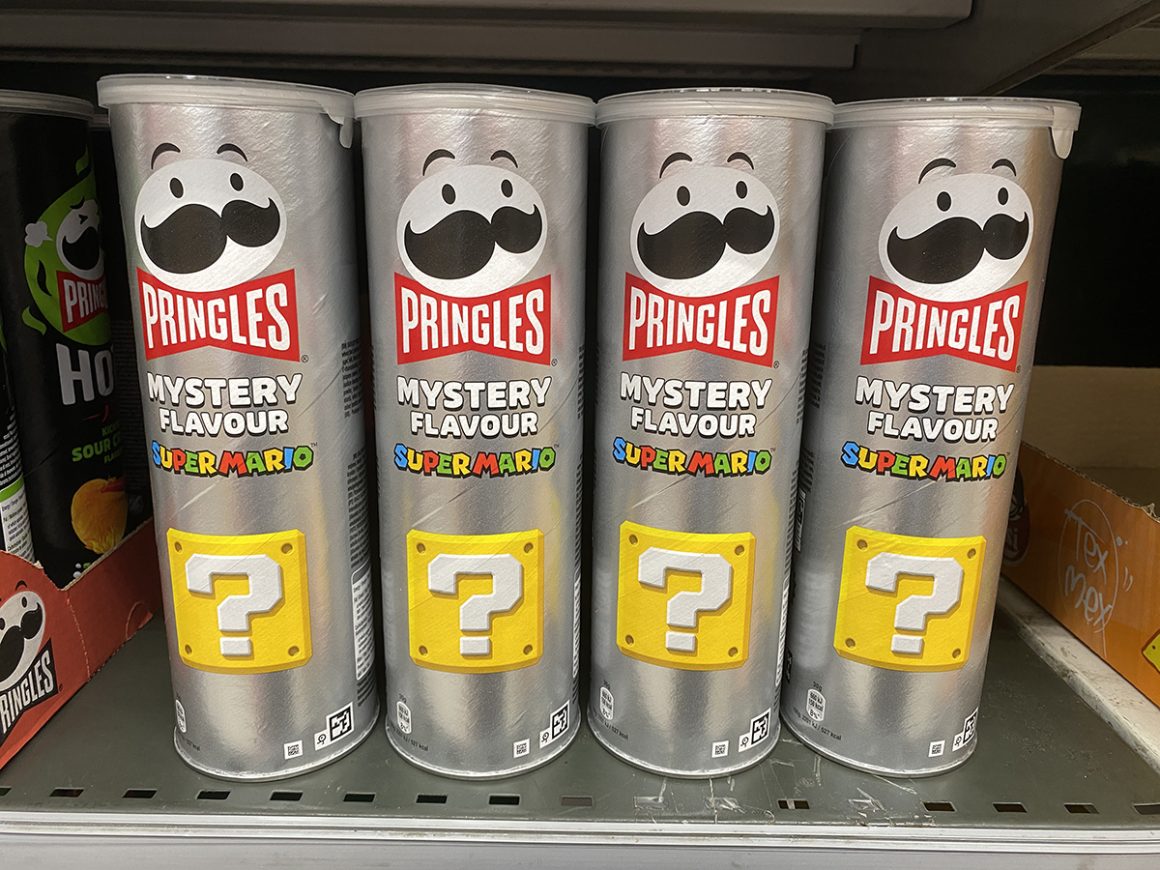 Pringles s’associe à Super Mario pour créer une saveur mystère