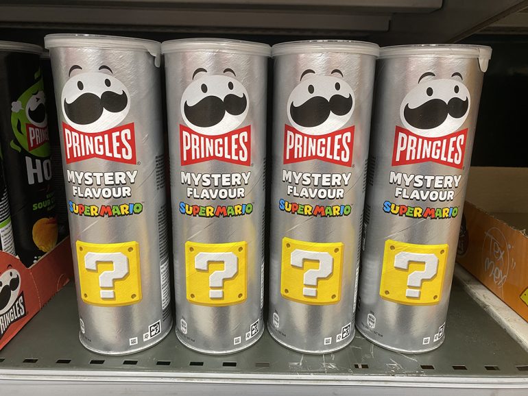 Pringles s’associe à Super Mario pour créer une saveur mystère