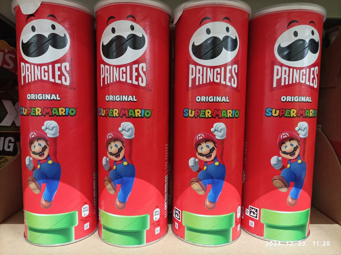 Pringles s’associe à Super Mario pour créer une saveur mystère
