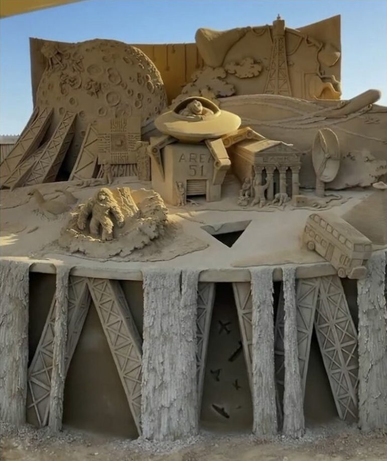 Les sculptures de sable monumentales de Leonardo Ugolini (20 photos ...